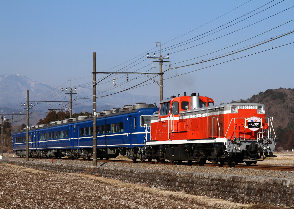 【DE10+14系】 DL大樹でひな祭り: 津田沼電車区の撮影記