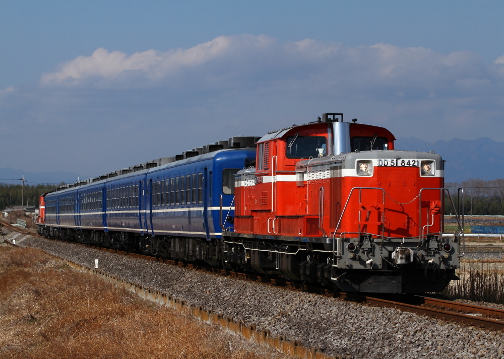 【DD51+12系】DD51 PP 八高ハンドル訓練 PART1: 津田沼電車区の撮影記